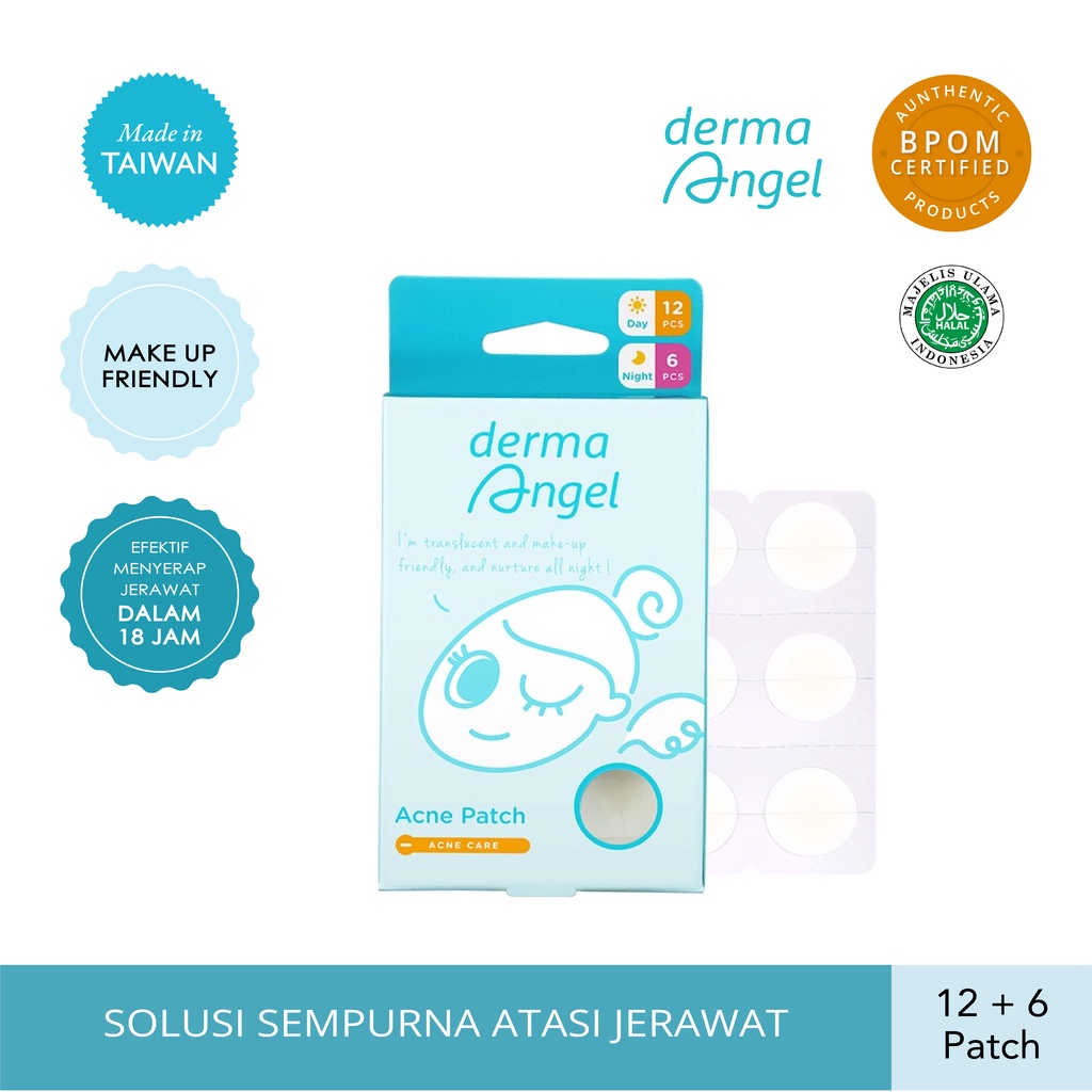 Jual Derma Angel Acne Patch Mix: Isi 18 Patch | Plester Jerawat ...