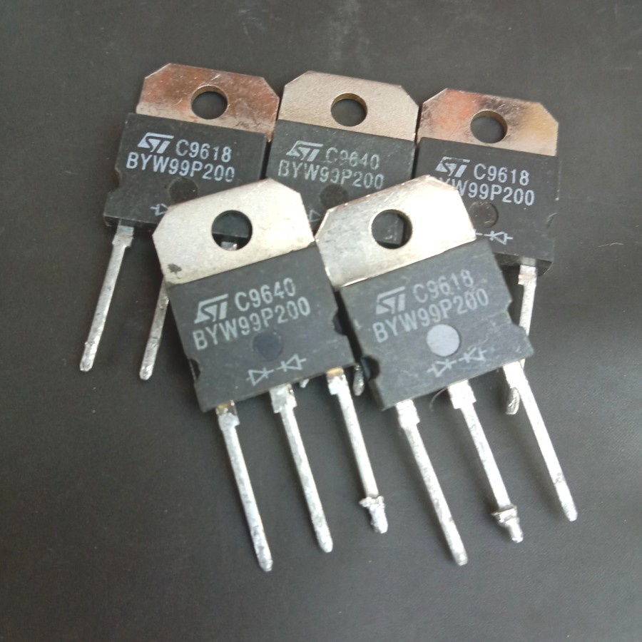 Jual ST BYW99P200 High Efficiency Fast Recovery Rectifier Diodes 200v ...