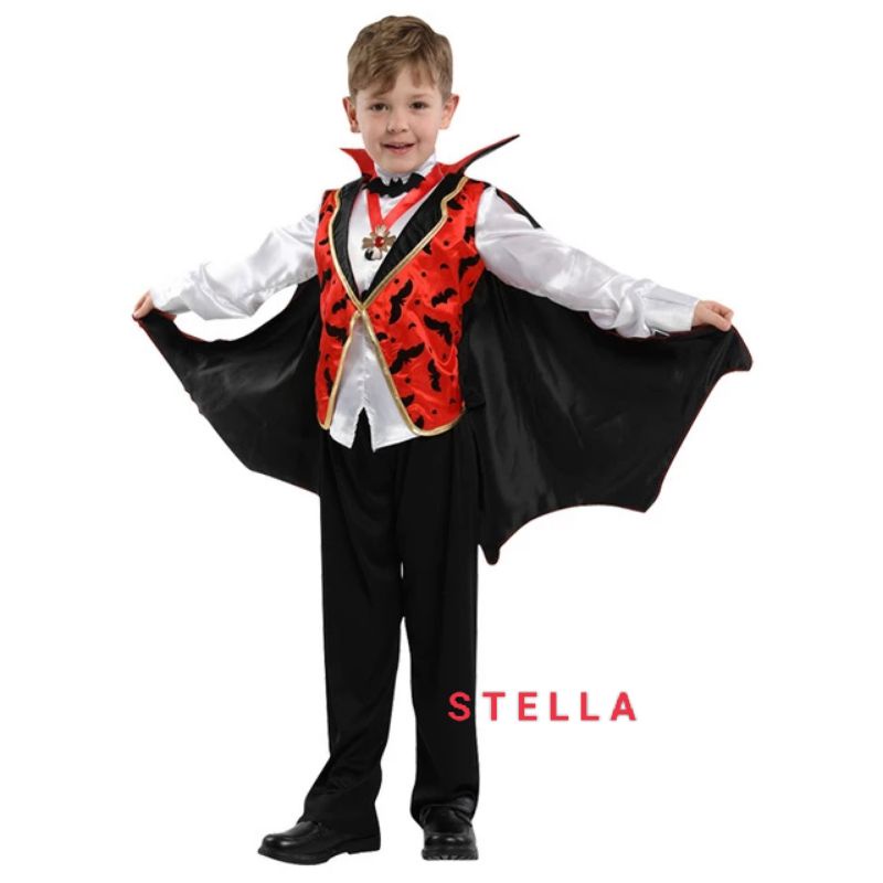 Jual kostum anak Halloween COUNT DRACULA / DRACULA VAMPIRE Full Set ...