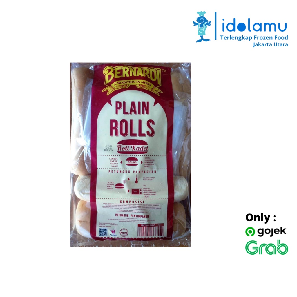 Jual BERNARDI ROTI PLAIN ROLL 6 / 300 GR | Shopee Indonesia