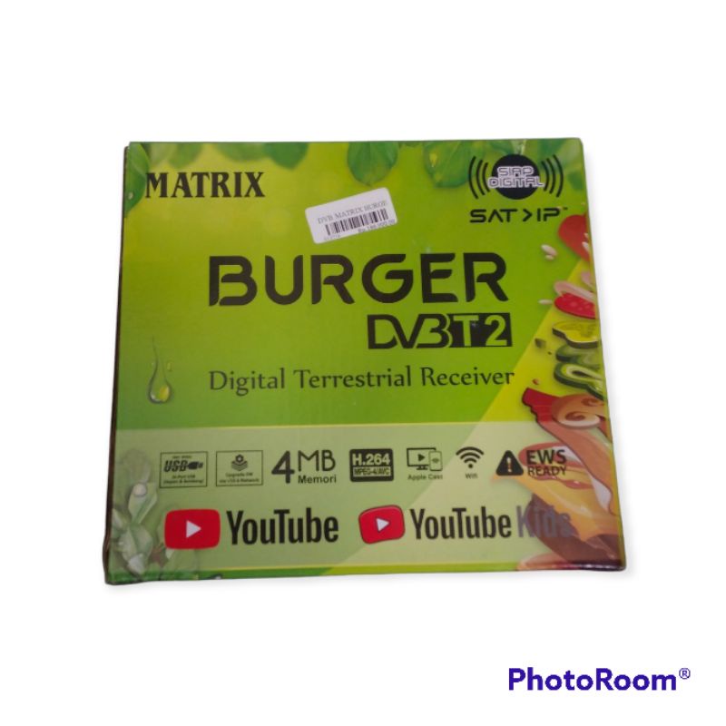 Jual STB MATRIX BURGER DVB-T2 | Shopee Indonesia