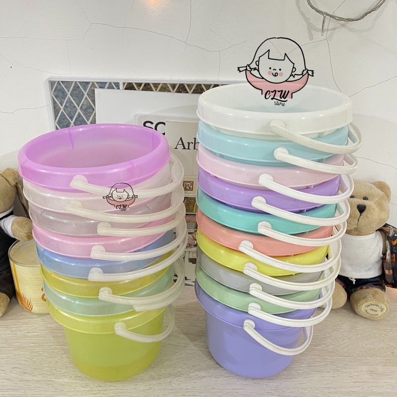 Jual Ember Plastik Mini / Ember 0.5 Galon / Mini Pail Warna PASTEL ...