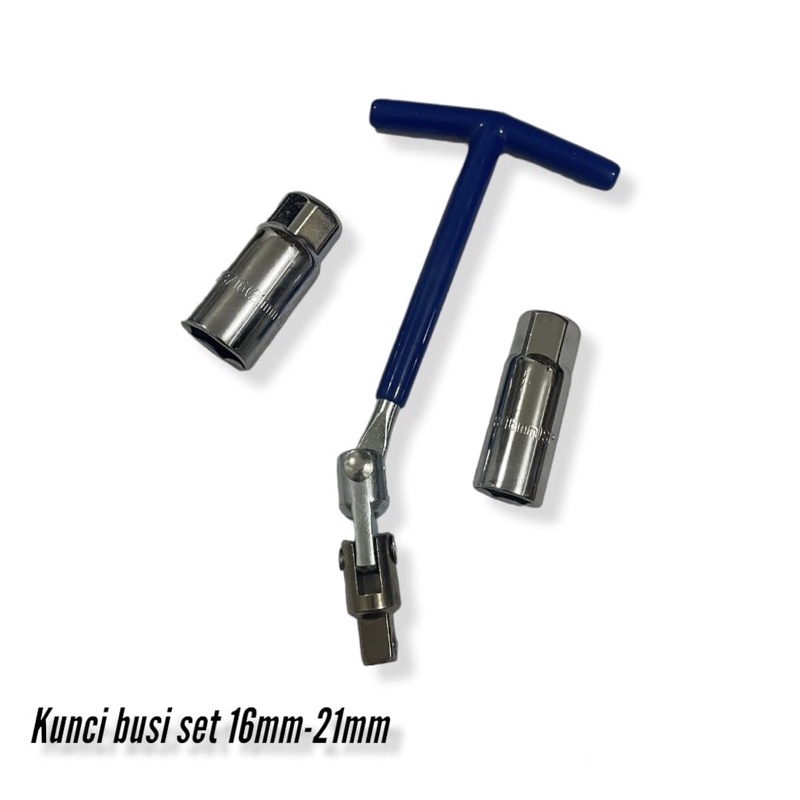 Jual Kunci busi kunci shock busi flexible set 16mm - 21mm KTP | Shopee ...