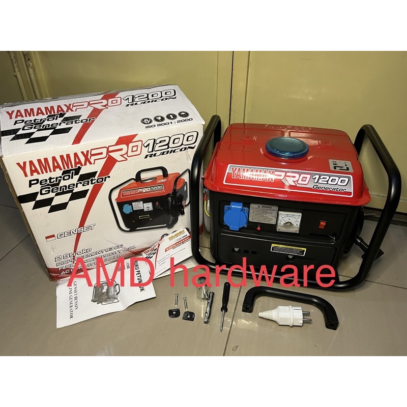 Jual YAMAMAX PRO GENSET MINI 2TAK 1200 Rubicon 750W-800W Generator Set ...