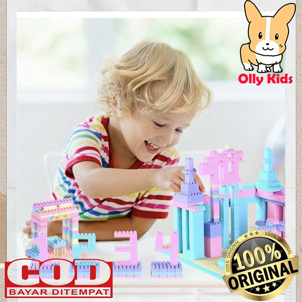 Jual MAINAN ANAK BLOCK PARADISE ISI 316 PCS BALOK SUSUN LEGO ANAK BRICK BALOK SUSUN EDUKASI ANAK ...