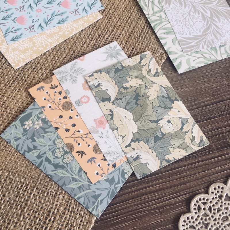 Jual Kertas Motif Daun Deco Paper Tebal Scrapbook Journal by Postale ...