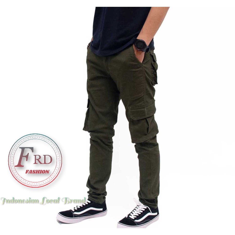 Jual Celana Cargo Panjang Pria Jumbo Original Slimfit Hitam Murah Joger Laki-Laki Dewasa Premium ...