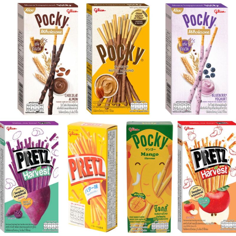 Jual Glico Pocky Mangga Thailand - Yuzu - Wholesome Blueberry Yogurt ...