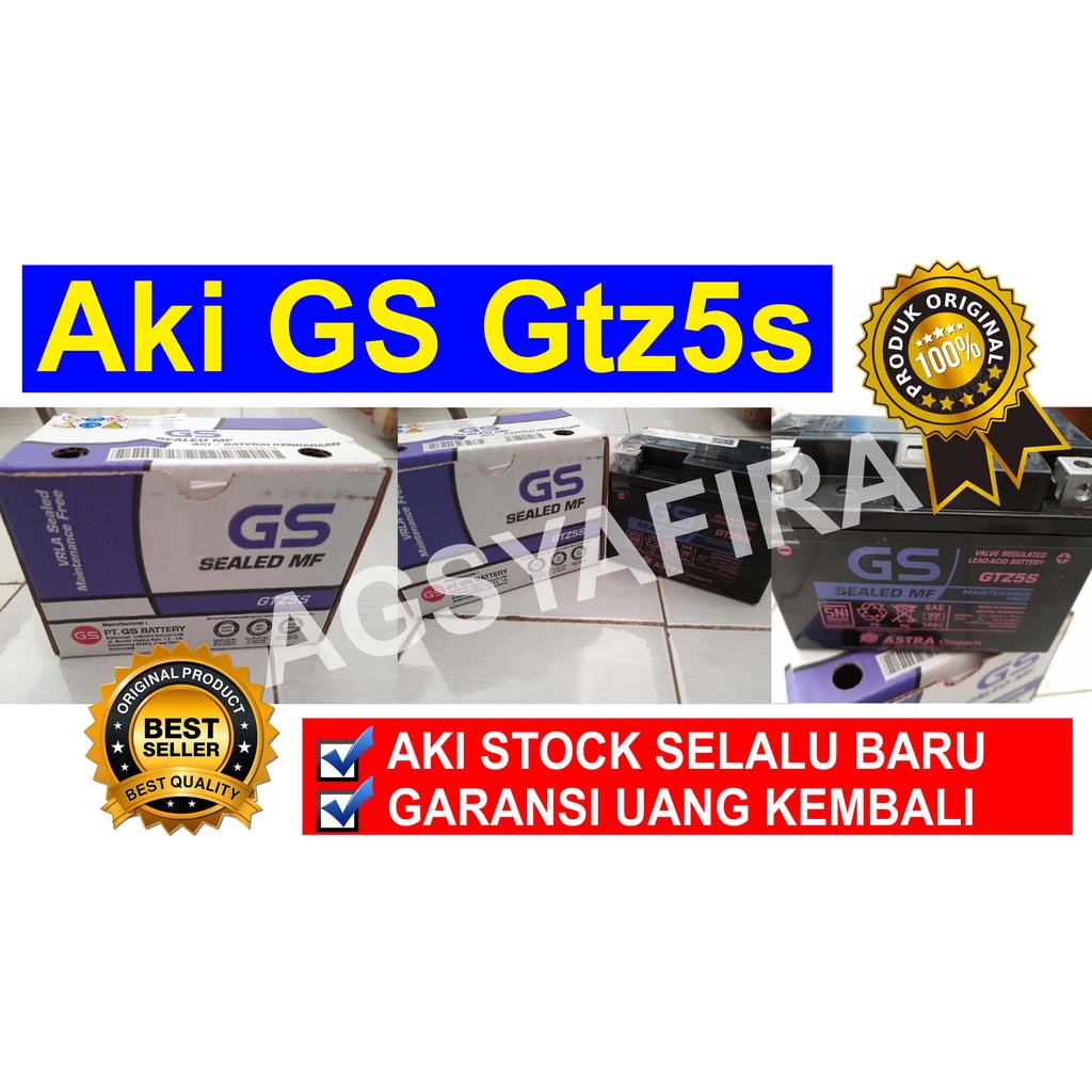 Jual Aki Gs gtz5s | Shopee Indonesia