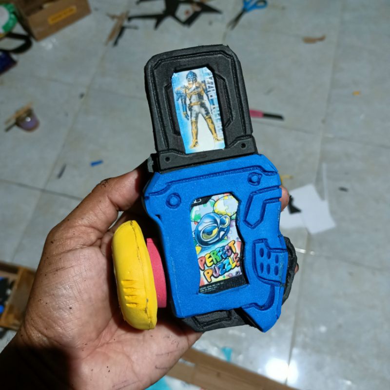 Jual Gashat Parad Gear dual Perfect puzzle Custom Bahan Busa hati ...