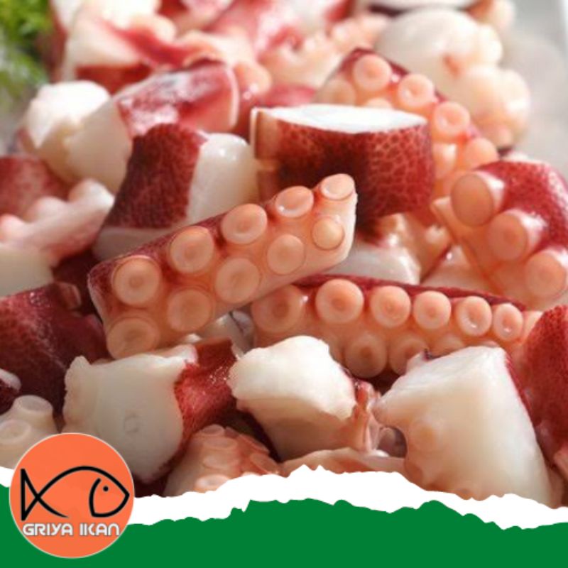 Jual Gurita potong - Tako leg cut - Boiled cut octopus - Loligo ...