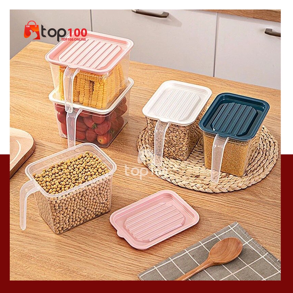 Jual Top100 - Food Container Gagang Tempat Penyimpanan Makanan Toples ...