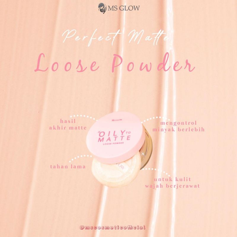 Jual Hay To Shine Loose Powder MS Glow | Shopee Indonesia