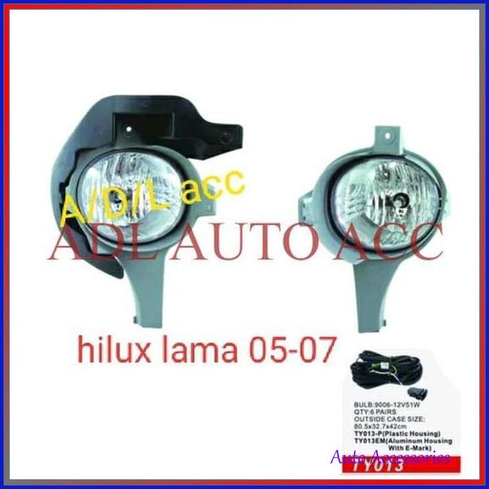 Jual Foglamp Bumper Bemper Lampu Sorot Kabut Toyota Hilux Lama Model ...