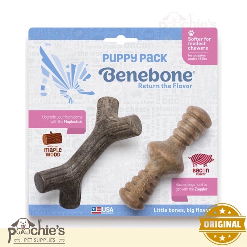 Jual Benebone Puppy Pack ( 1 maplestick + 1 Zaggler ) | Shopee Indonesia