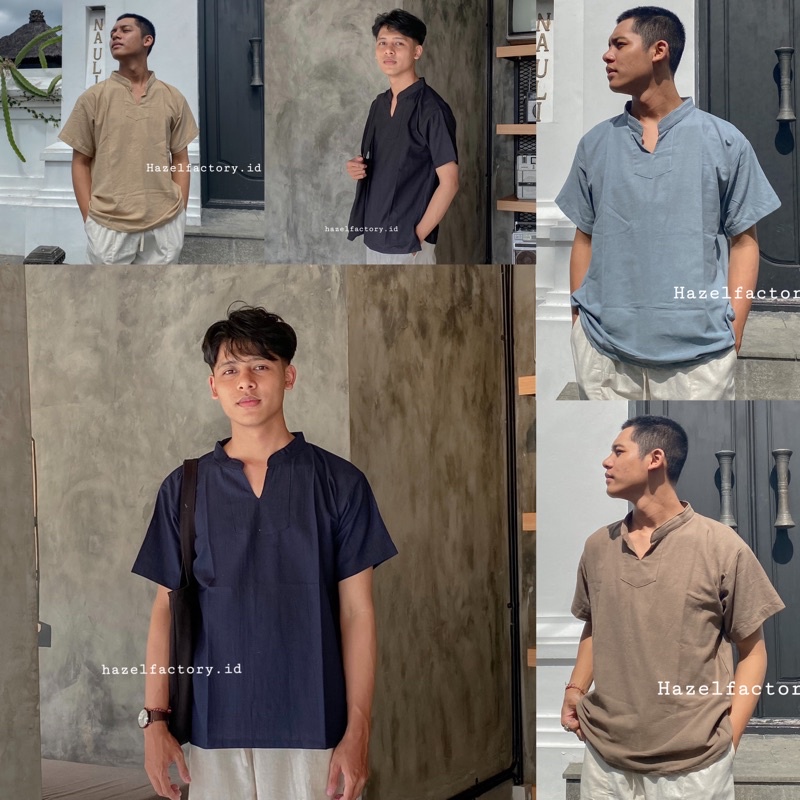 Jual Kemeja Linen Pria / Linen Shirt / Bali Shirt / Aesthetic / Baju ...
