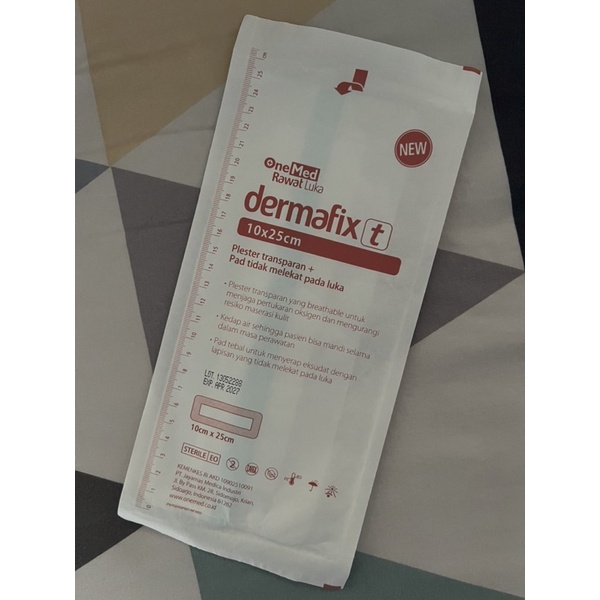 Jual Dermafix T 10 x 20 cm Onemed Plester Transparan / Plester Luka ...