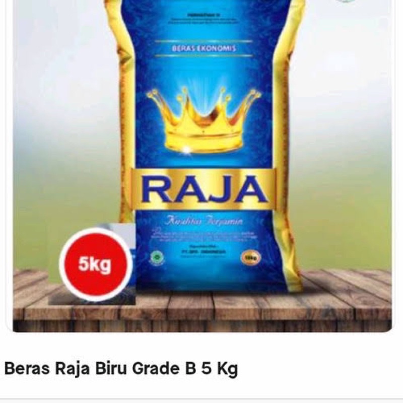 Jual BERAS RAJA BIRU 5kg | Shopee Indonesia
