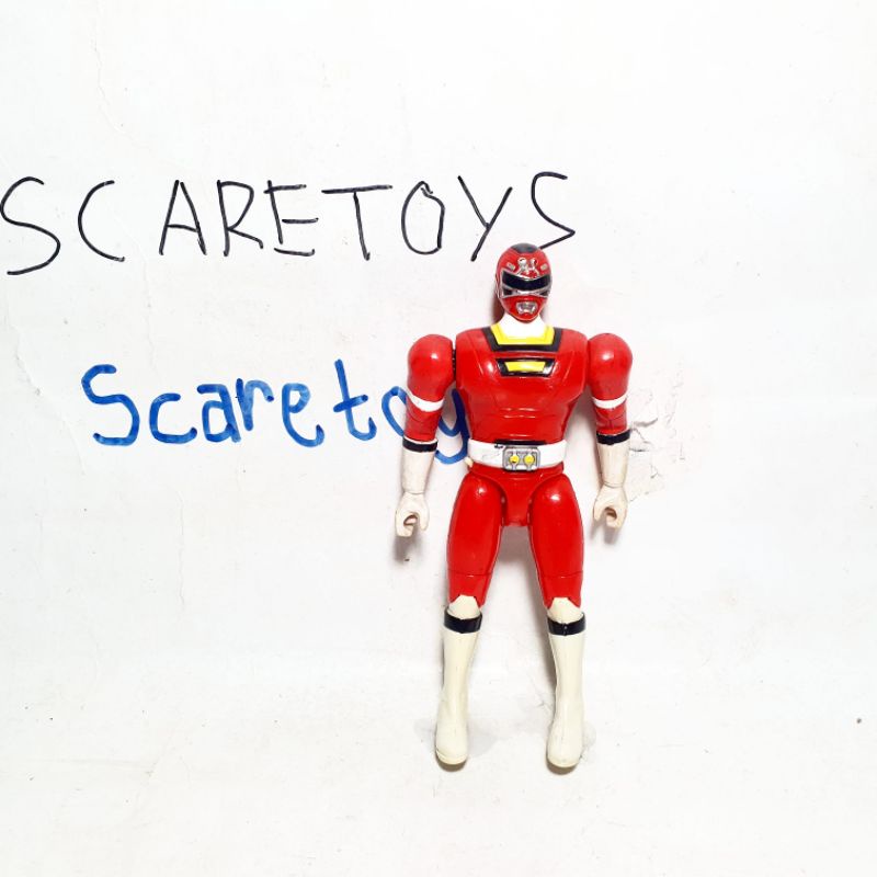 Jual Power Rangers Turbo Tommy Red Ranger Merah Sentai Carranger Red ...