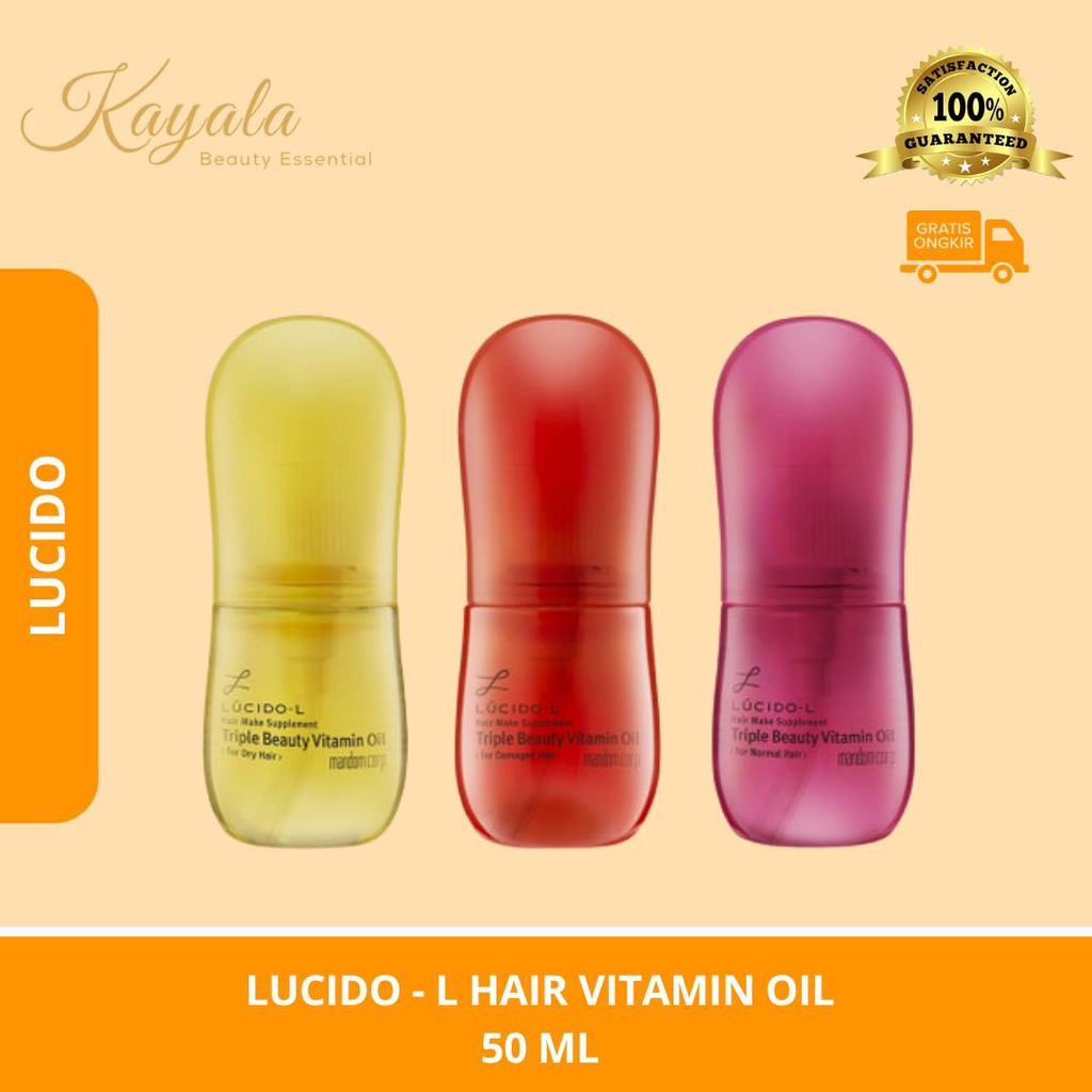 Jual LUCIDO - L HAIR VITAMIN OIL 50 ML - LUCIDO VITAMIN RAMBUT ...