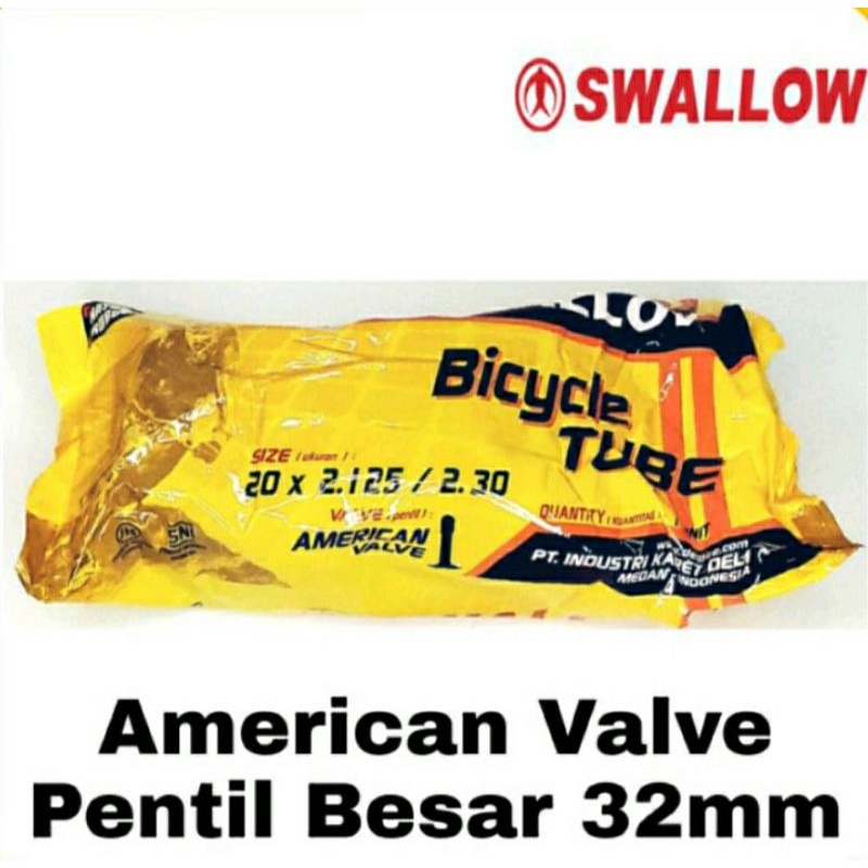 Jual ban dalam sepeda 20 x 2125 / 20 x 230 Swallow | Shopee Indonesia