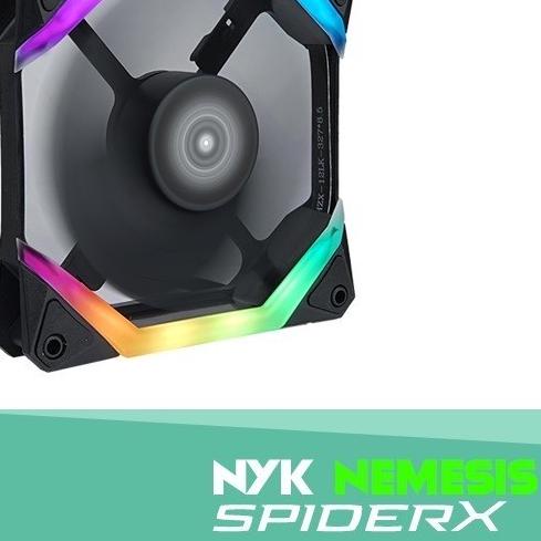Jual Fan Casing NYK Nemesis Spider X Shape 12cm LED RGB Illumination ...