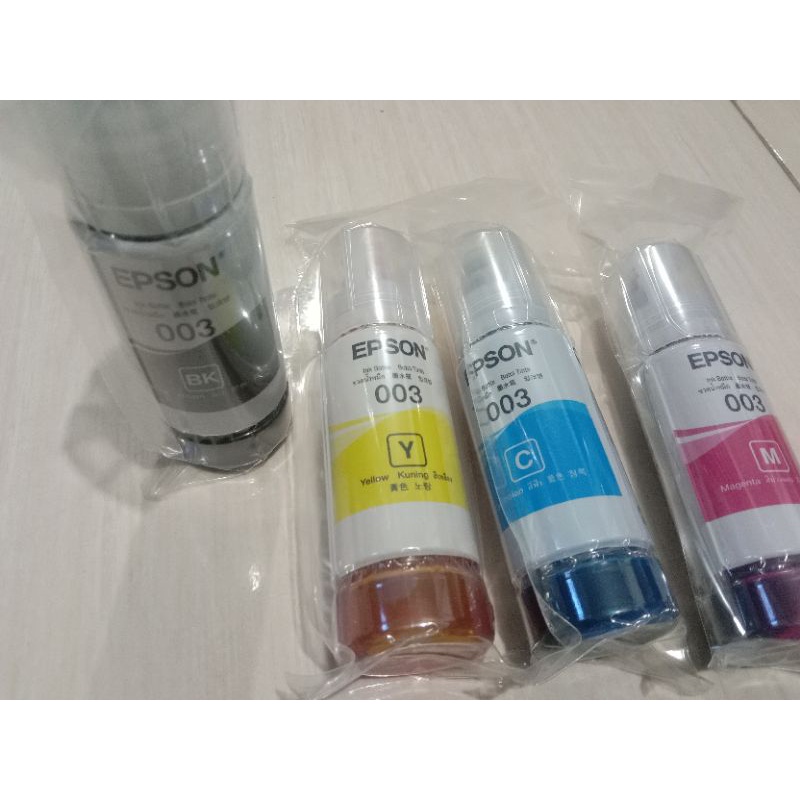 Jual Tinta Ori Epson L1110, L3110, L121p 4 Warna 4 Botol (1Set C,M,Y,K ...