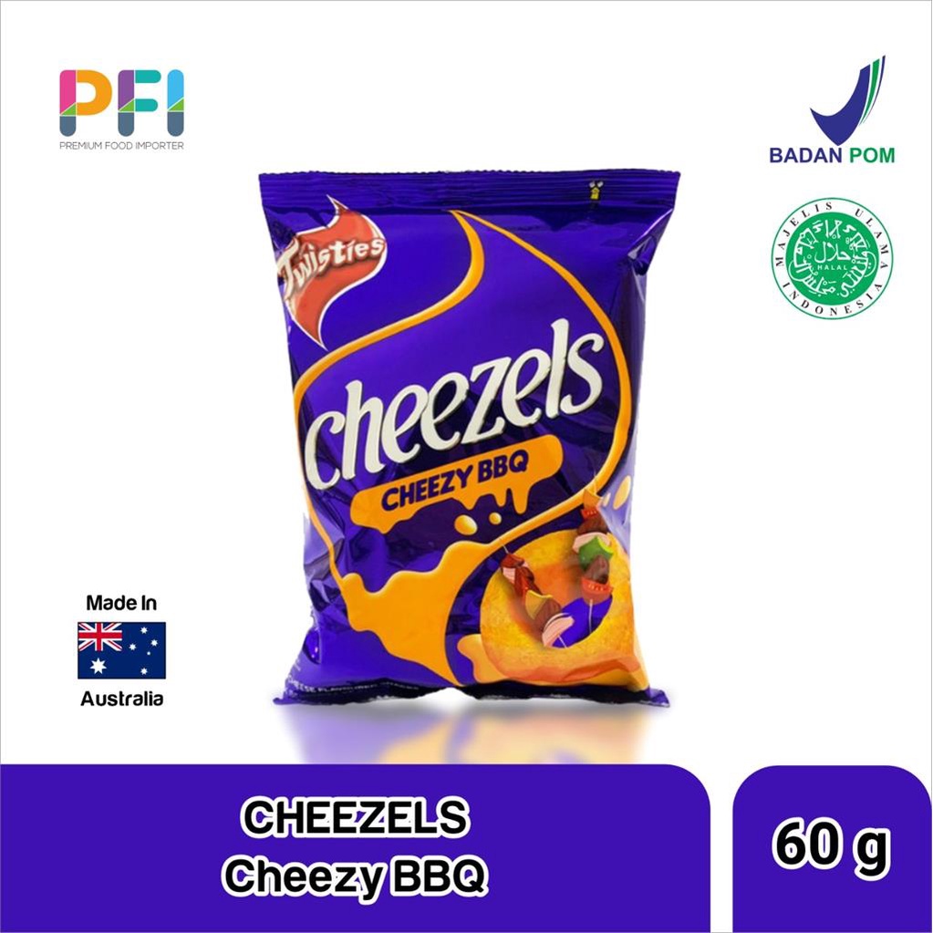 Jual CHEEZELS BBQ CHEESE 60 GR SNACK KEJU | Shopee Indonesia