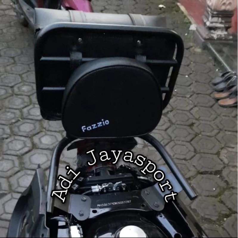 Jual Aksesoris motor yamaha fazzio back rack backrack rak belakang ...