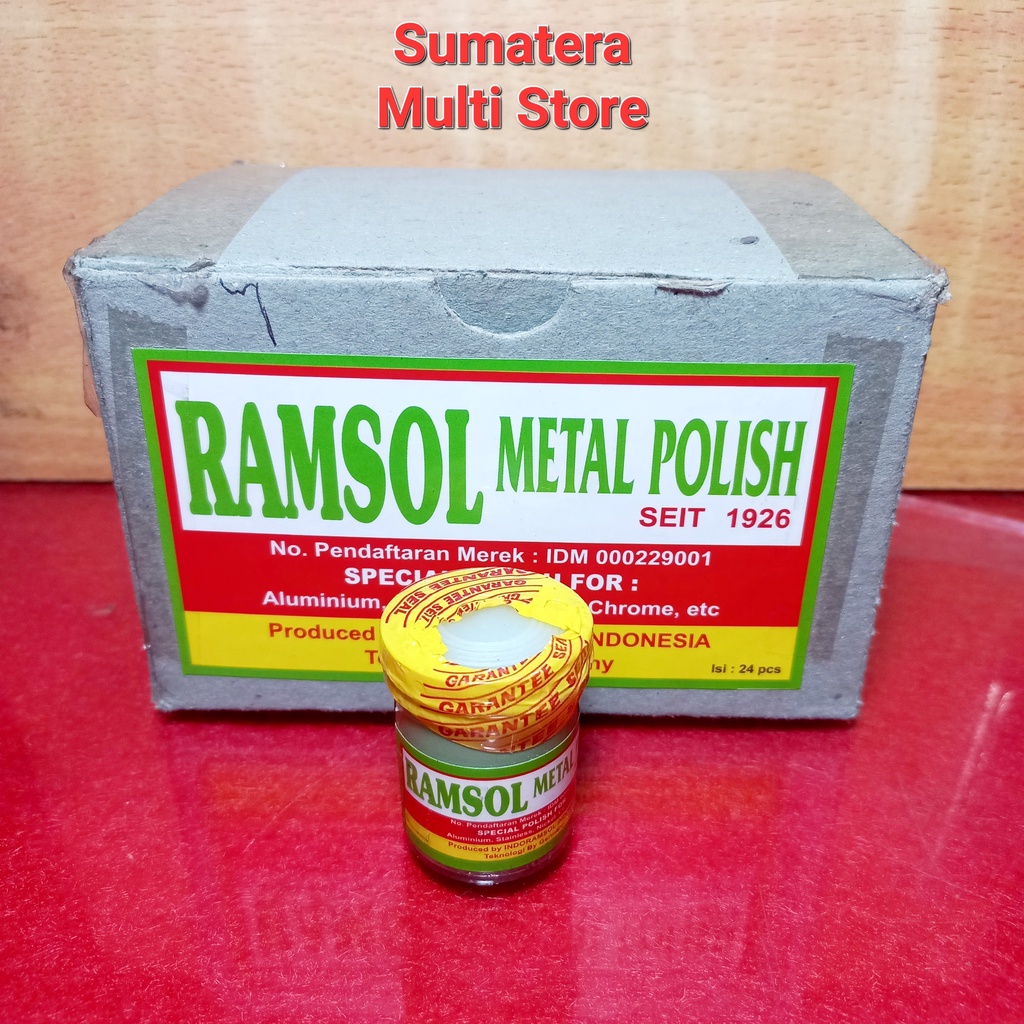 Jual Lamgsol Langsol Ramsol Kecil Batu ijo Metal Polish - Pengkilat ...