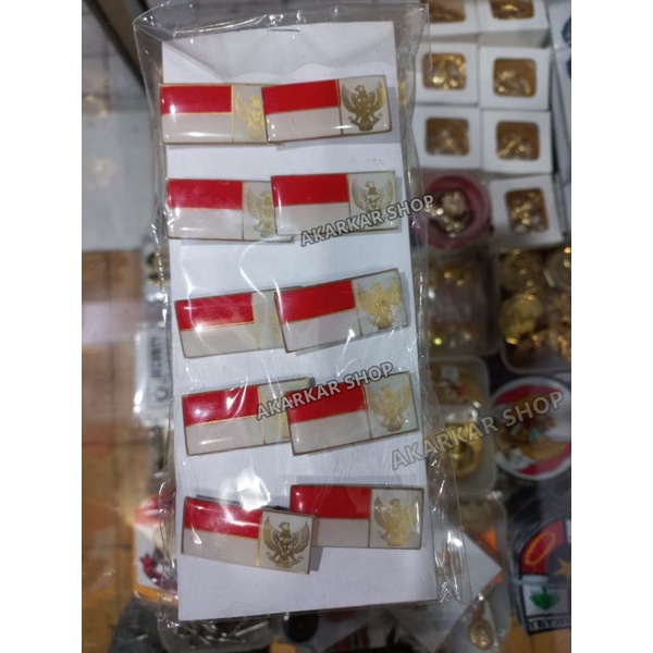 Jual Pin Elka Putih Bros Paskibra Pin Merah Putih Garuda Putih | Shopee ...