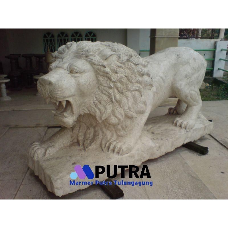 Jual PATUNG SINGA BESAR PATUNG SINGA MARMER PATUNG SINGAN BATU ONIX ...