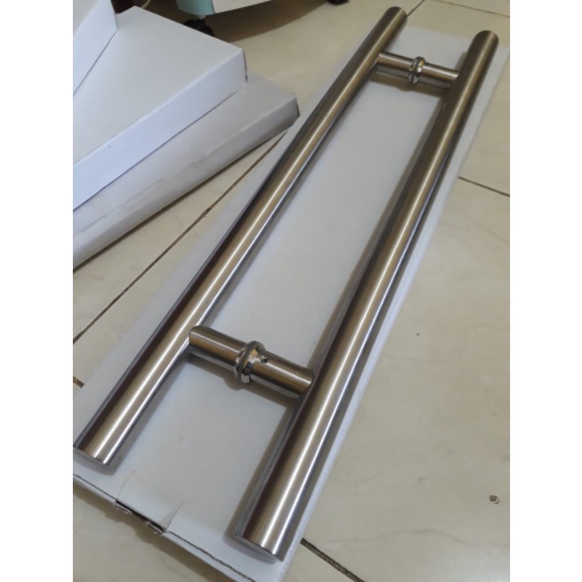 Jual Handle Pintu Stainless Panjang 70 cm Hanle H Pipa Bulat PH 802 ...