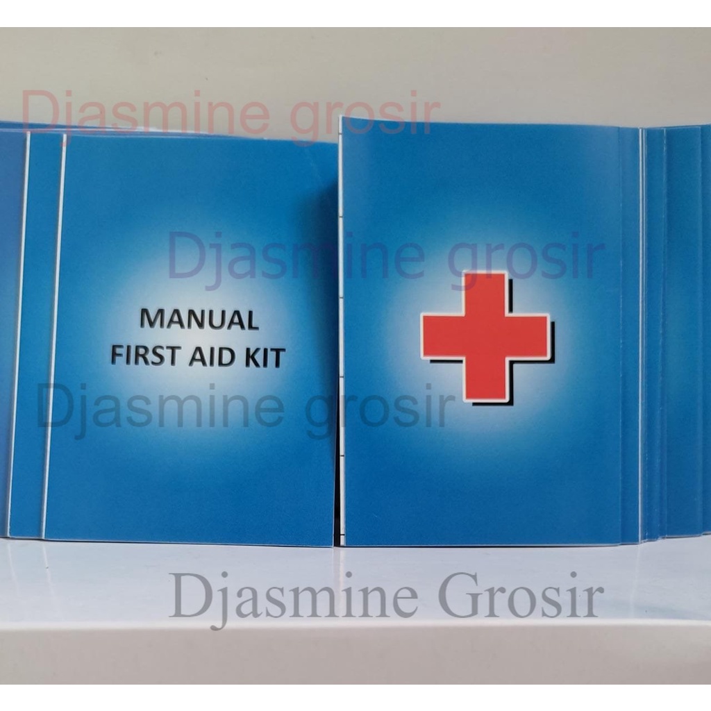 Jual Buku Daftar isi P3K / P3K List Manual First Aid Kit Biru | Shopee Indonesia