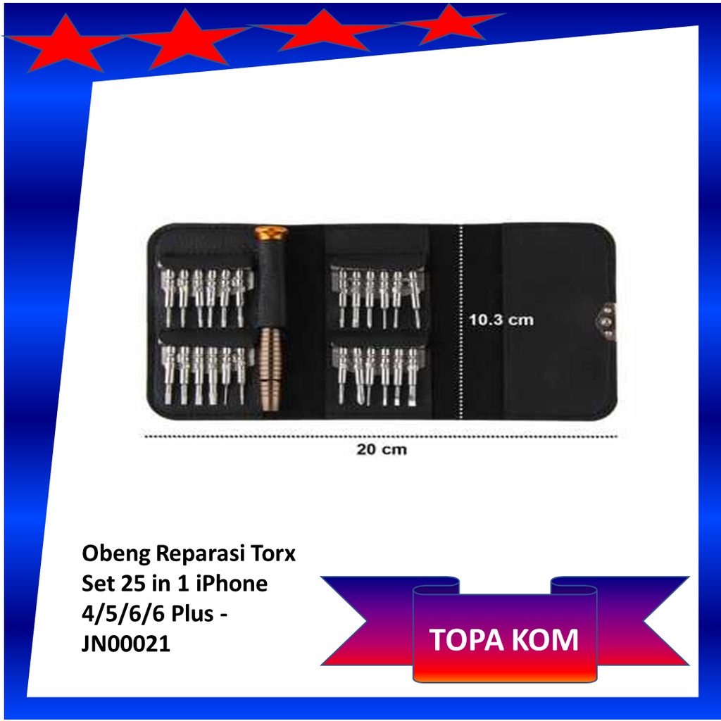 Jual Obeng Set Reparasi 25 in 1 Torx Smartphone OBENG SET 25 IN 1 MODEL DOMPET - OBENG HANDPHONE ...