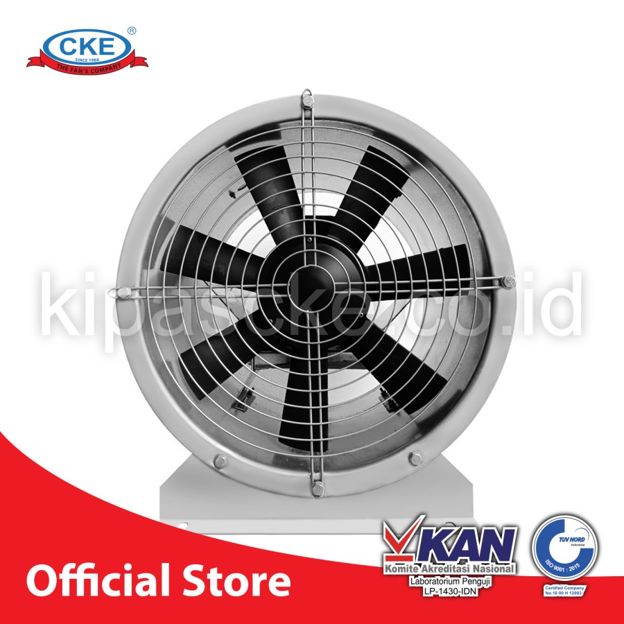 Jual CKE Axial Drum Fan AFD-450GLV/7/1.5/4-HJ 18 Inch Blower Gedung (PO ...