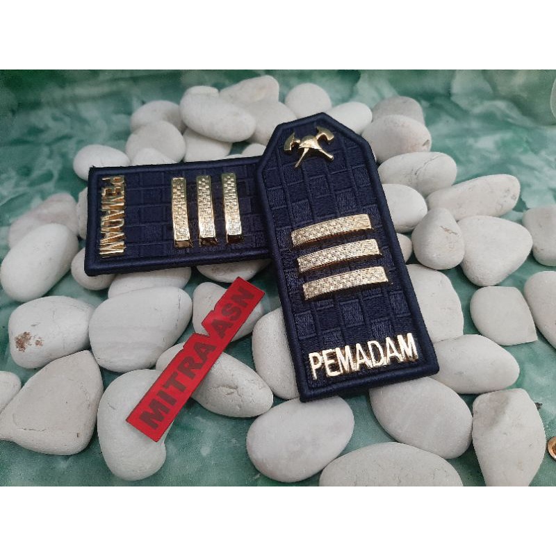 Jual Pangkat Pdu Pemadam Damkar 3C Kain Bordir | Shopee Indonesia