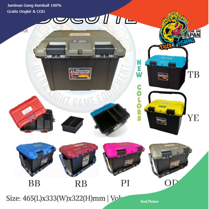 Jual Tackle Box Mancing RingStar Docutte D-4700 Japan | Shopee Indonesia