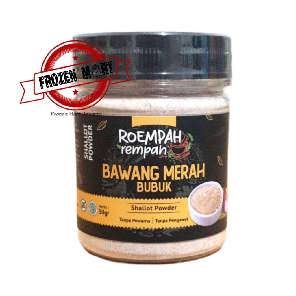 Jual ROEMPAH REMPAH Bawang Merah Bubuk / Shallot Powder / Red Onion ...