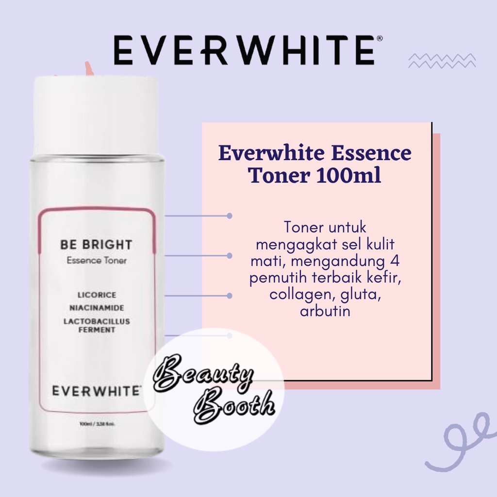 Jual EVERWHITE Essence Toner 100ml Hydrating Essence Toner Soothing ...
