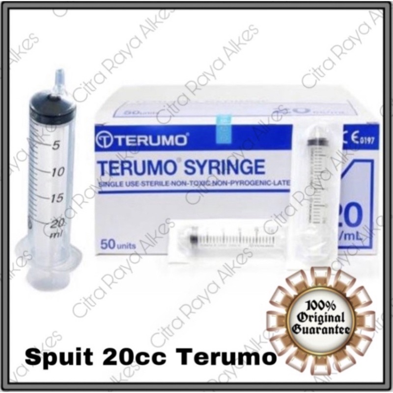 Jual Spuit Terumo 20cc Syringe Disposable | Shopee Indonesia