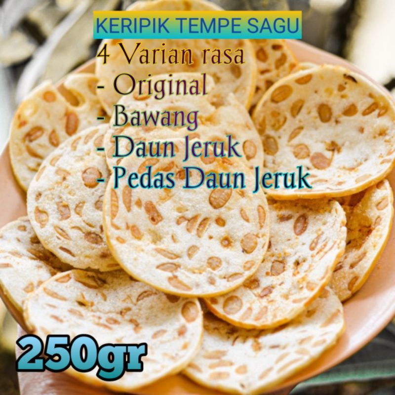 Jual KERIPIK TEMPE SAGU 250gr Asli Made In Garut 4 Varian Rasa | Shopee ...