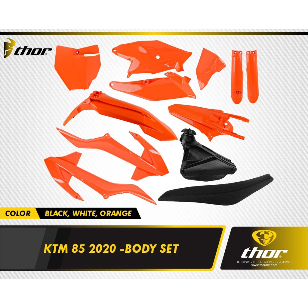 Jual Body Set Plastik Body Cross Trail KTM 85 2020 Thor | Shopee Indonesia