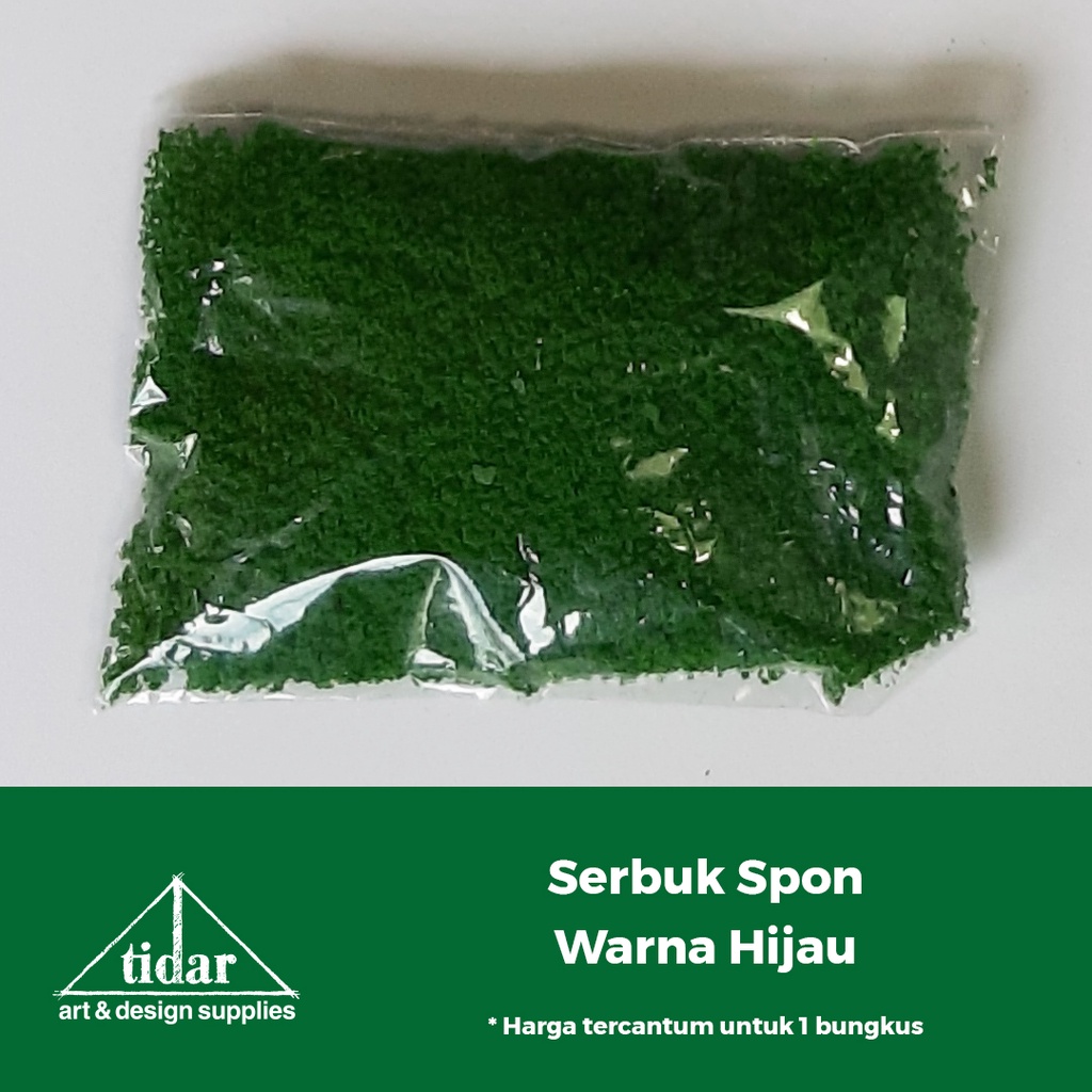 Jual Serbuk Spon / Sponge / Busa Warna Warni - Bubuk Rumput Miniatur ...