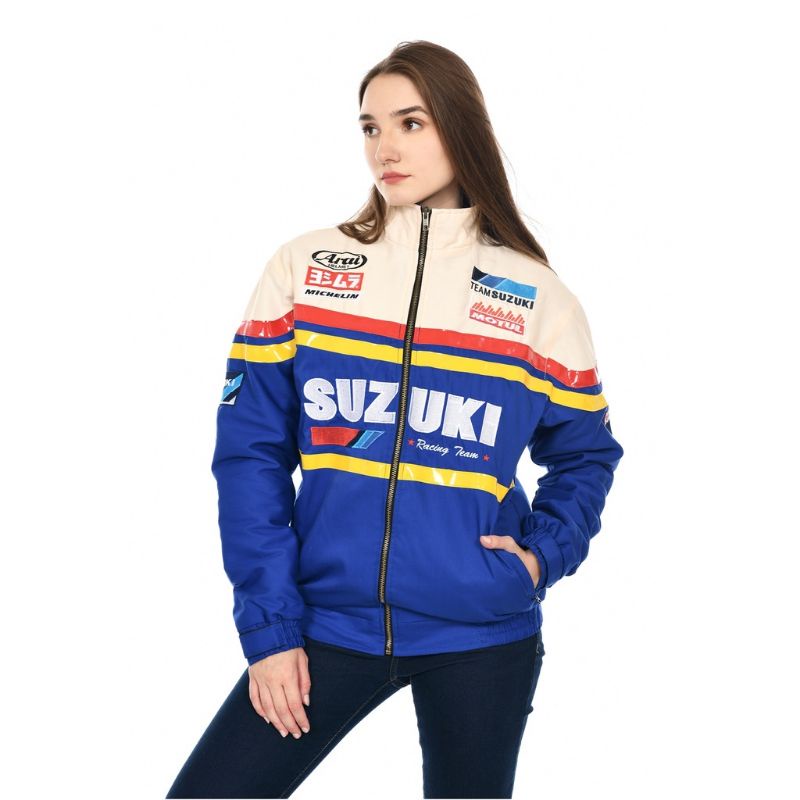 Jual Jaket Suzuki Racing Yoshimura Biru Motor Pria Satria F FU F150 2 ...