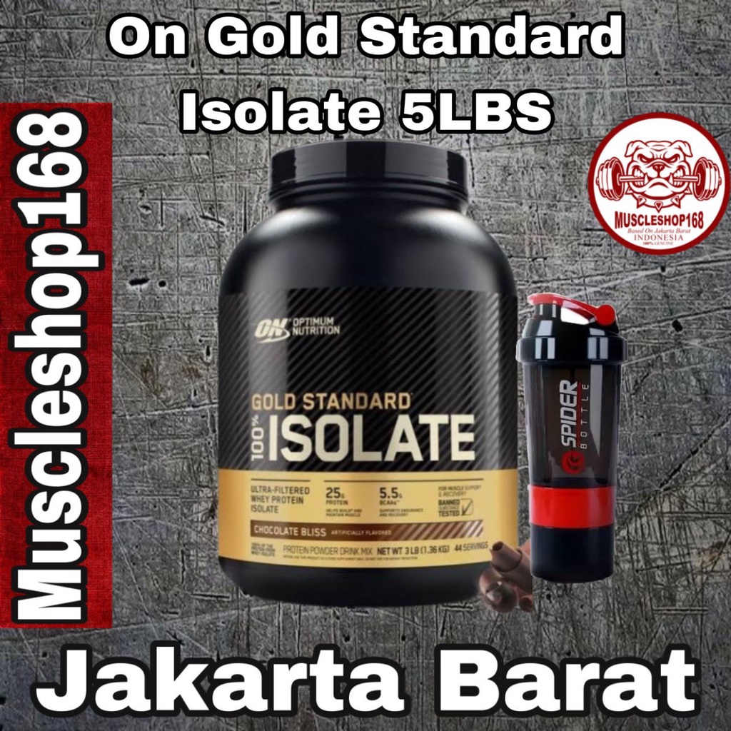 Jual ON Gold Standard 100% Isolate 5 Lbs Whey Protein Isolate | Shopee ...