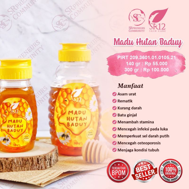 Jual SR12 MADU HUTAN BADUY / Madu Alami / Madu Asli dari Hutan Baduy ...