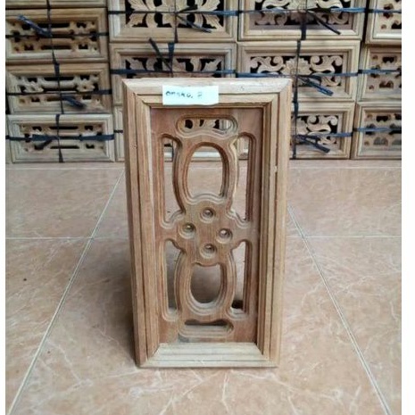 Jual loster kayu jati ventilasi rumah motif minimalis 8 | Shopee Indonesia
