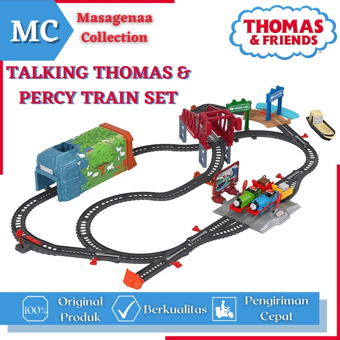 Jual Kereta Api Mainan Anak Thomas And Friends Percy Train Set ...