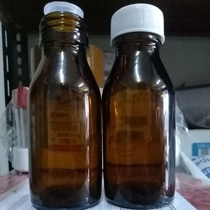 Jual Botol coklat Obat sirup||Botol cairan100ml | Shopee Indonesia